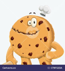 Cartoon Cookie Character - Cartoons.co